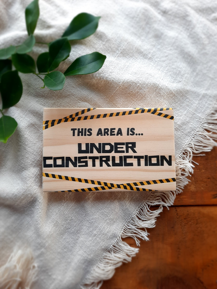 Under Construction Sign – my little set